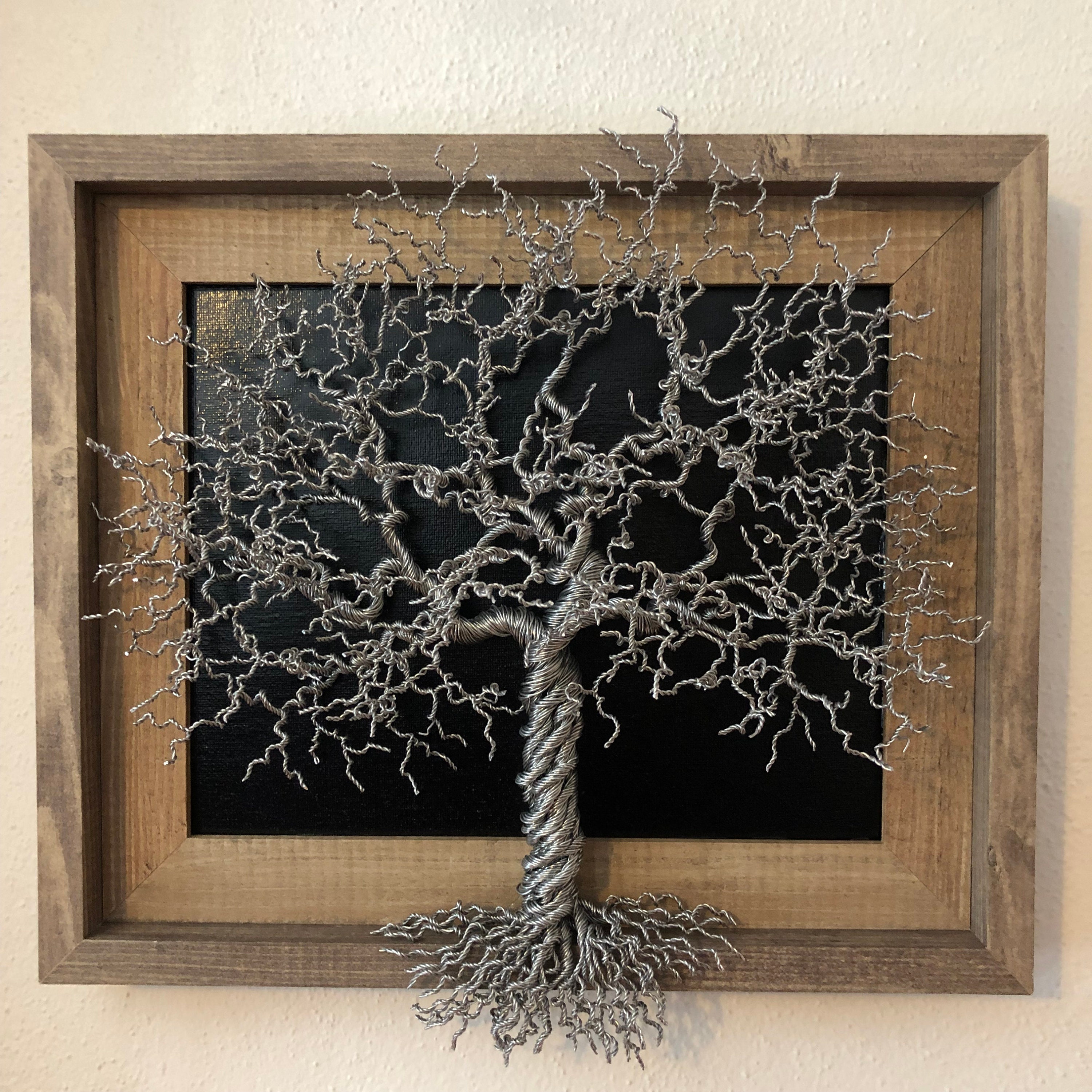 Aluminum Wire Tree in Frame. - Etsy