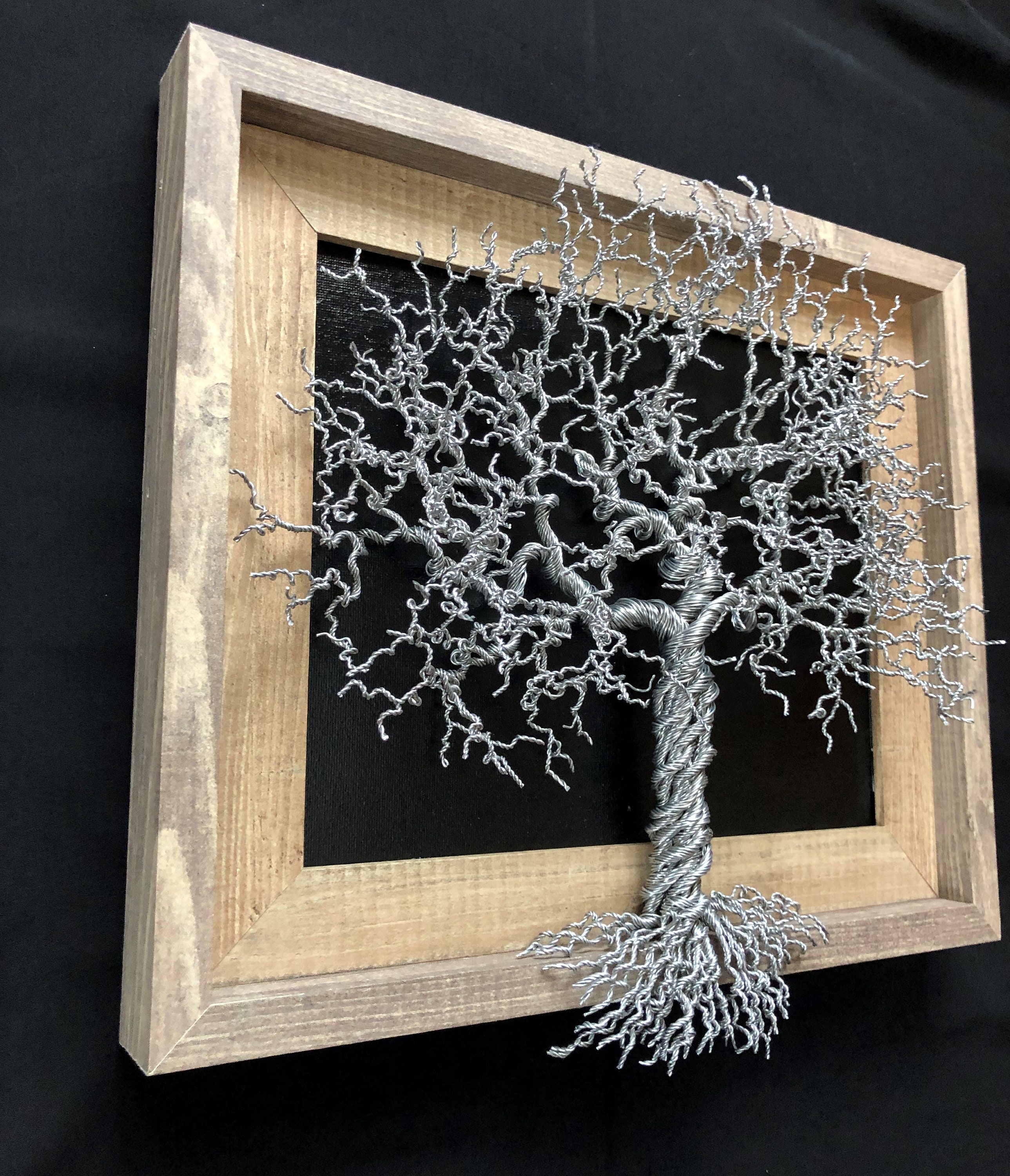 Aluminum Wire Tree in Frame. - Etsy