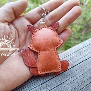 Fox Bag Charm Pattern | Leathercraft Pattern & Tutorial | PDF Ai DXF ...
