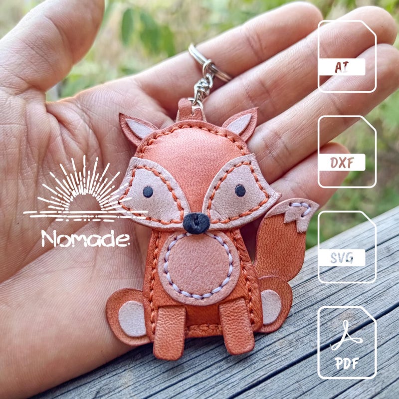 Tooled Leather Fox Bag - Etsy