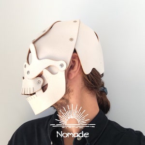 Halloween Skull Mask & Sculpture | Leathercraft Pattern and ...