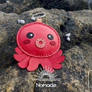 Kawaii Octopus Bag Charm Pattern Leathercraft PDF Pattern & - Etsy Canada