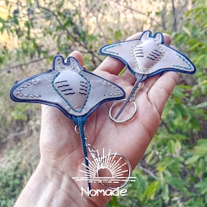 Manta Ray Bag Charm Pattern | Leathercraft Pattern & Tutorial | PDF Ai ...
