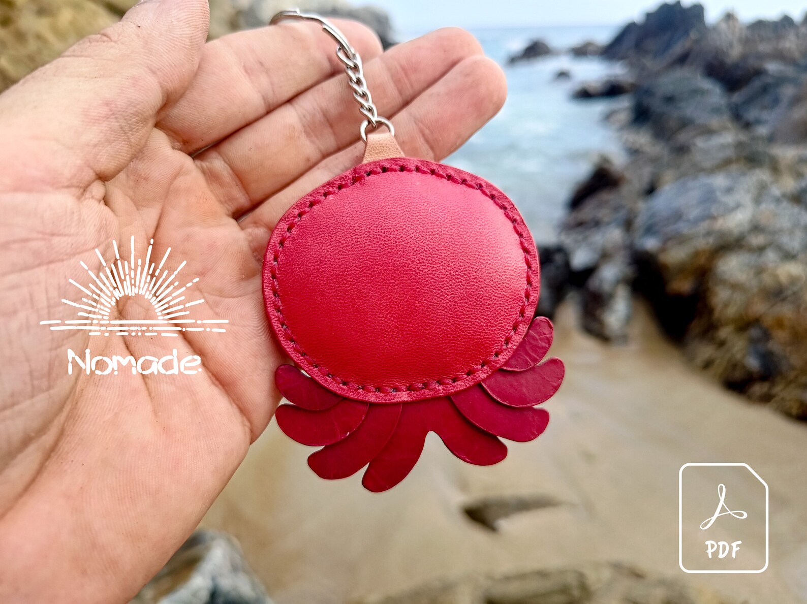 Kawaii Octopus Bag Charm Pattern Leathercraft PDF Pattern & - Etsy Canada