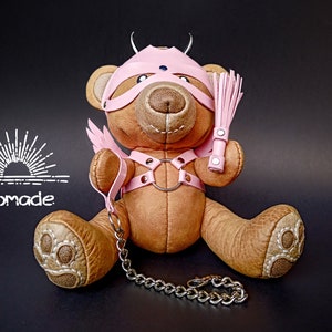 BDSM Teddy Bear Accessory Leather Patterns Pack (mask & Restraints) - Etsy