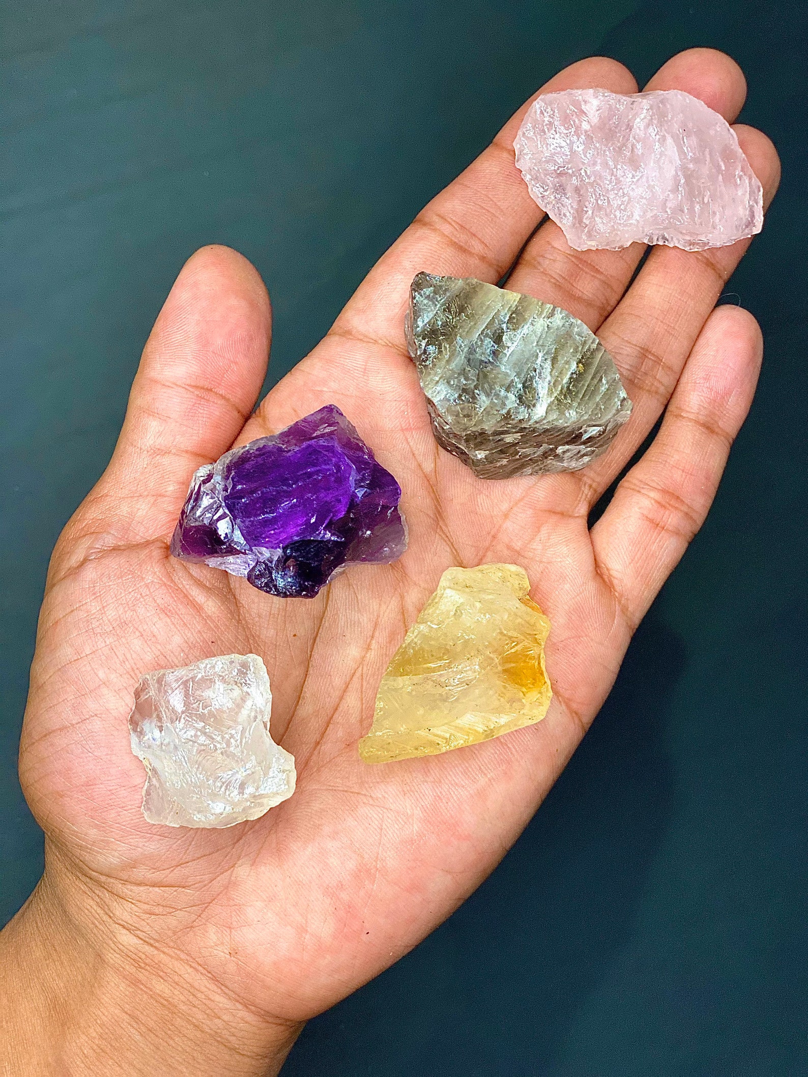 Quartz Collection Rough Healing Crystal Set Clear Quartz - Etsy