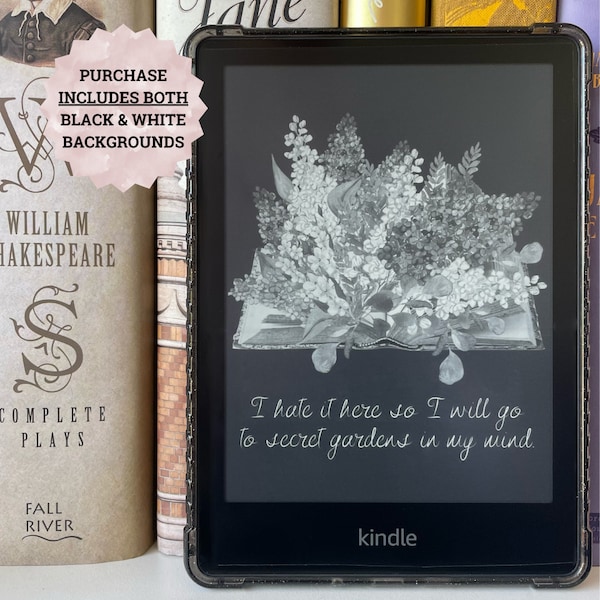Kindle Lockscreen No Border - Etsy