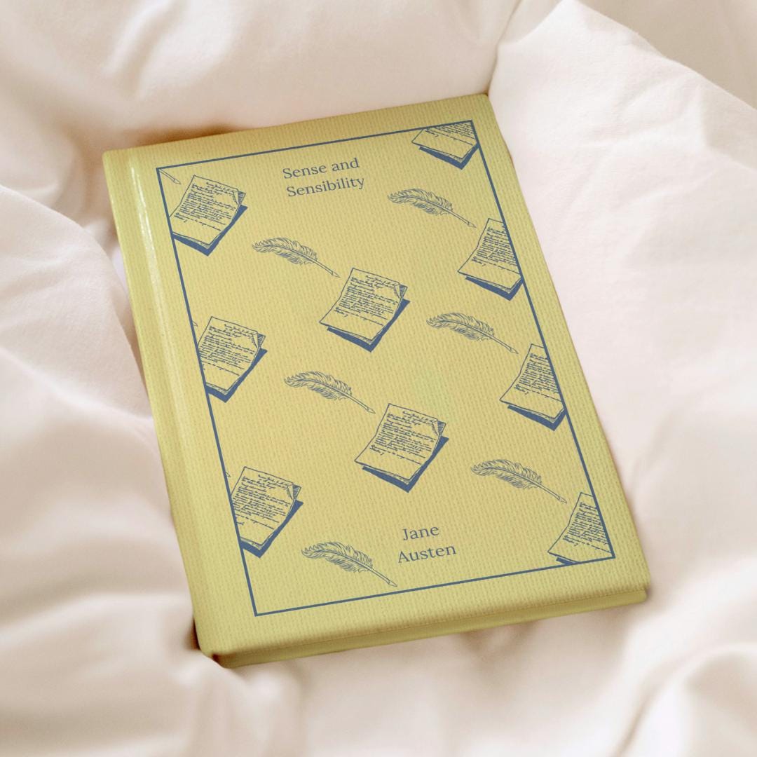Sense and Sensibility Journal, Jane Austen Gifts for Readers ...