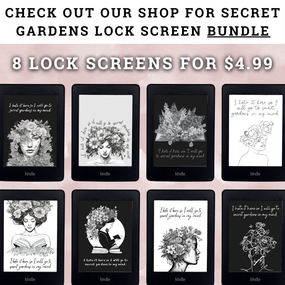 Kindle Lock Screen Secret Gardens in My Mind FULL SCREEN No Borders ...