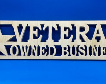 Veteran Owned Business Sign - Etsy