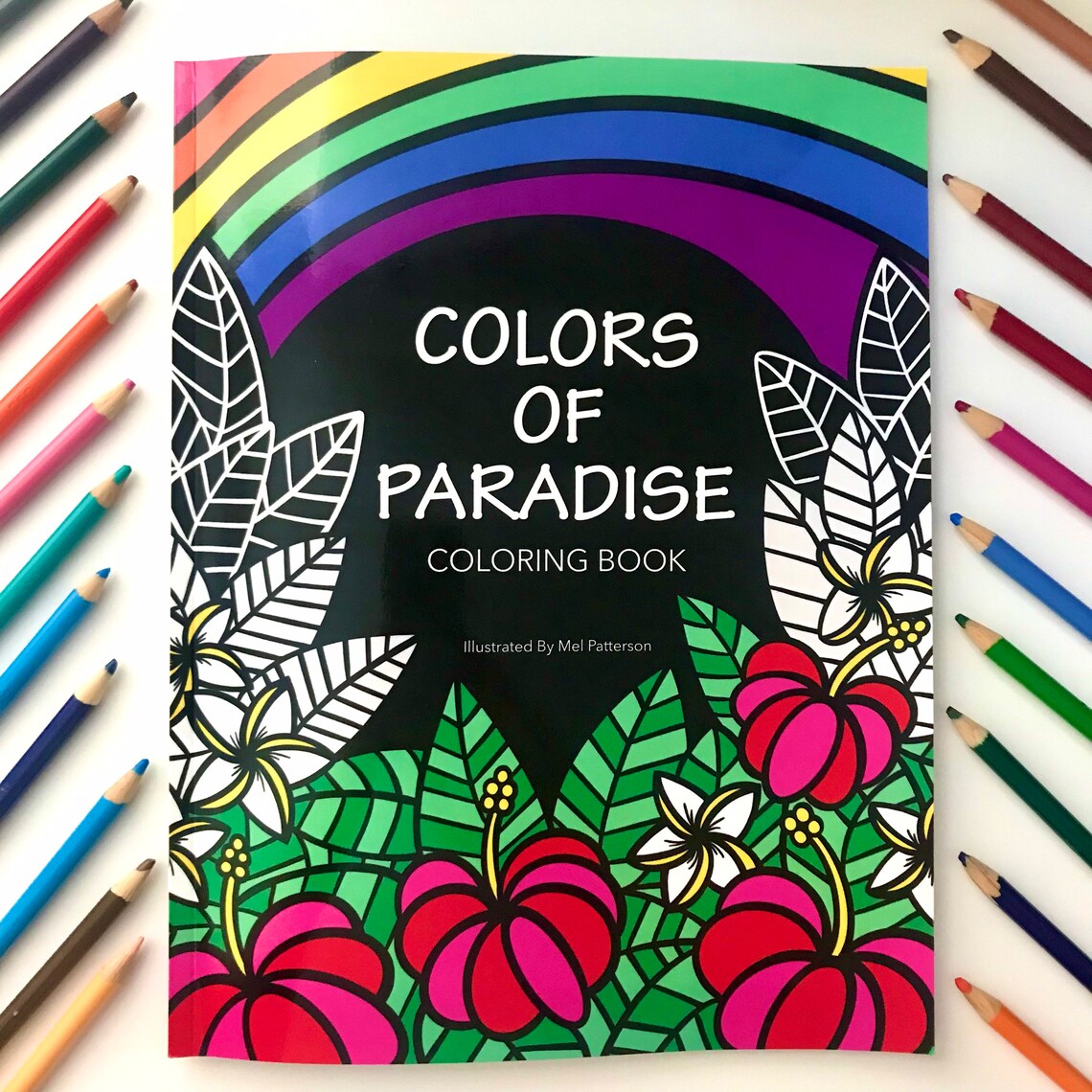 Tropical Coloring Book, All Ages, Beach Themed, Original Hand-drawings ...