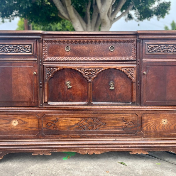 Antique Buffet - Etsy