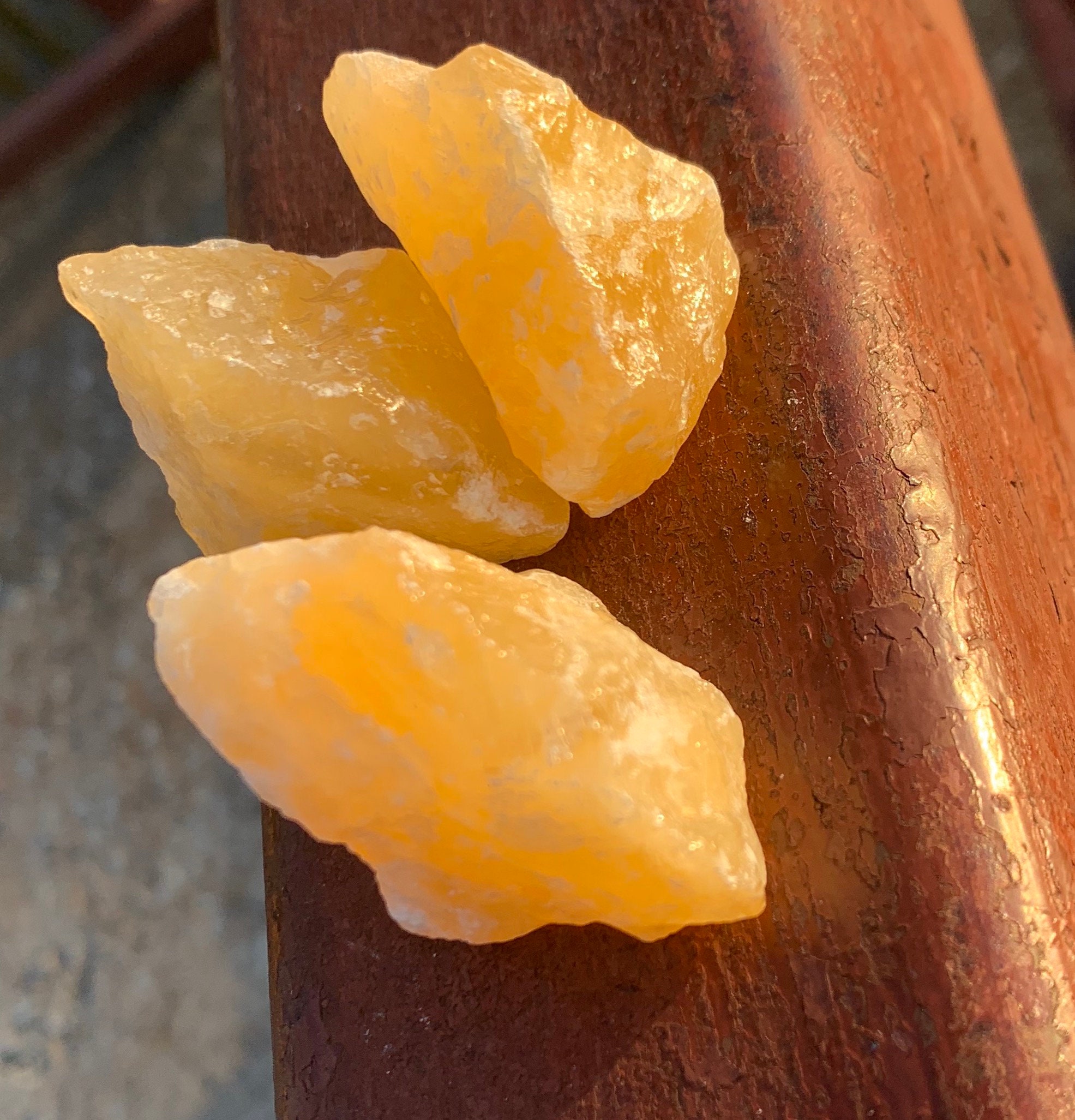 Miel Calcita Piedra Cruda l Calcita l Calcita Amarilla l | Etsy