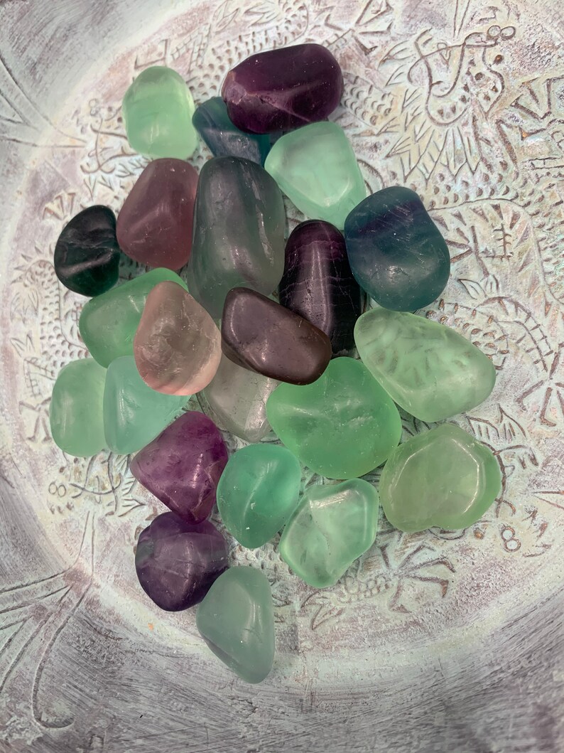 Tumbled Fluorite L Fluorite Stone L Small Fluorite L Fluorite - Etsy