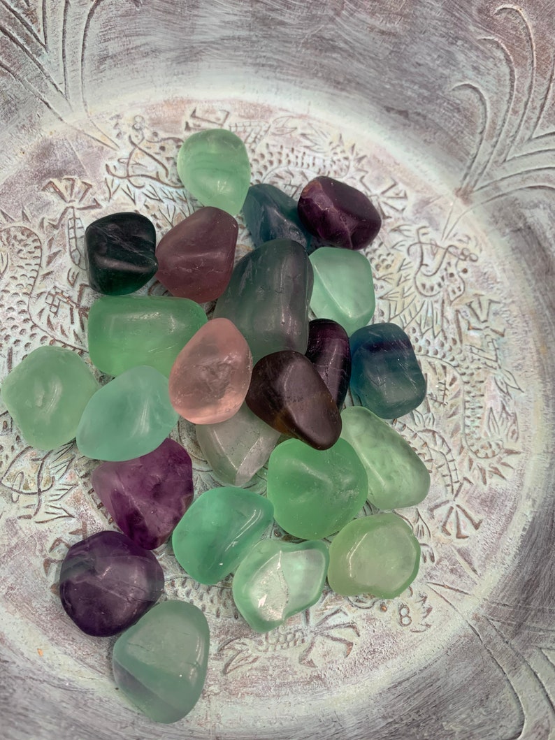 Tumbled Fluorite L Fluorite Stone L Small Fluorite L Fluorite - Etsy