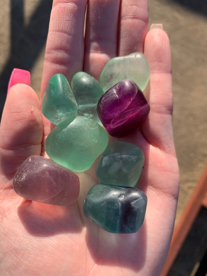 Tumbled Fluorite L Fluorite Stone L Small Fluorite L Fluorite - Etsy
