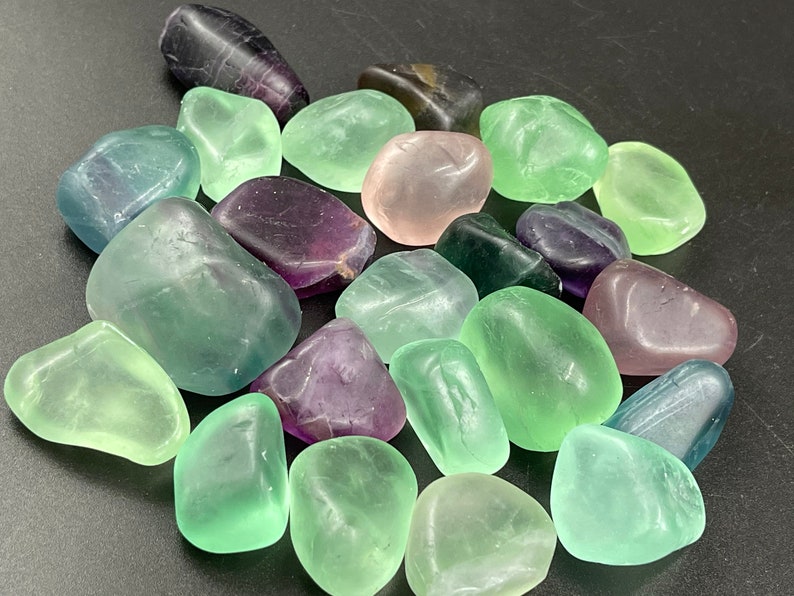 Tumbled Fluorite L Fluorite Stone L Small Fluorite L Fluorite - Etsy