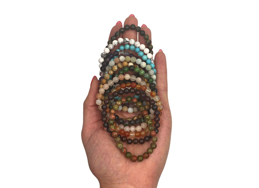 6mm Energy Bead Bracelet L Crystal Bracelets L Opalite - Etsy