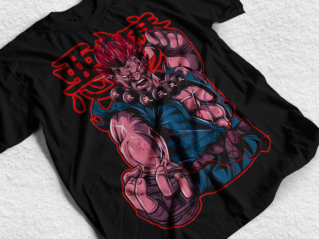 Street Fighter Akuma Shirt, Video Game, Anime Clothing, Anime Shirt ...