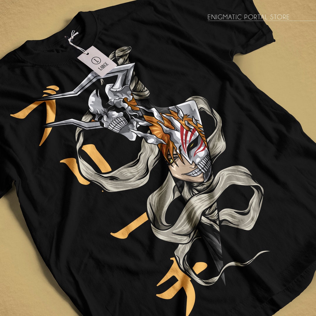 Ichigo Kurosaki Hollow Bleach Shirt, Bleach Anime Clothing, Anime Shirt ...