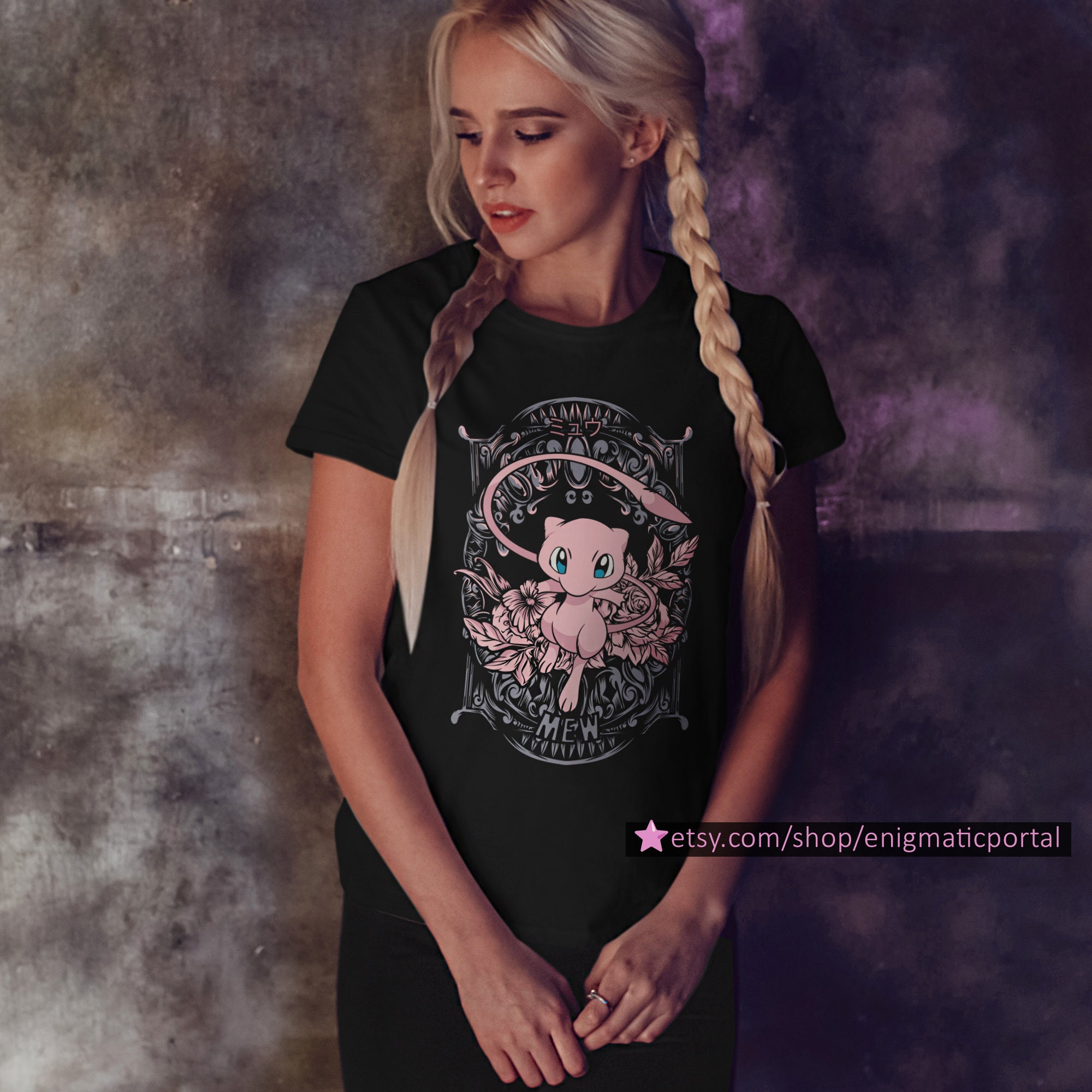 Pokemon Mew Shirt, Birthday Gifts, Birthday Shirt, Anime T Shirt ...