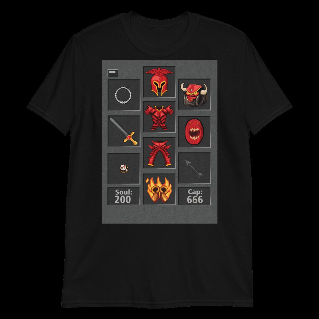 Tibia Shirt, Magic Sword Tibia, Demon Legs Tibia, Tibia Game Shirt - Etsy