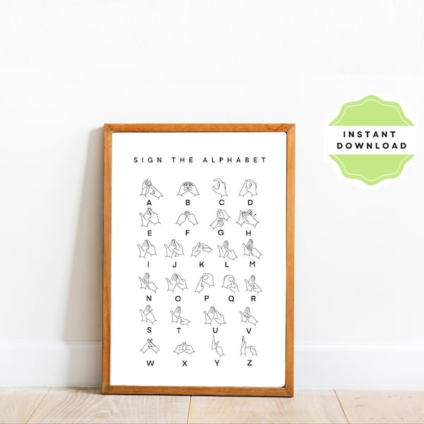 Fingerspelling - Etsy