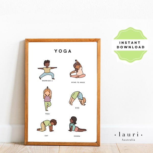 Yoga Poster - Etsy