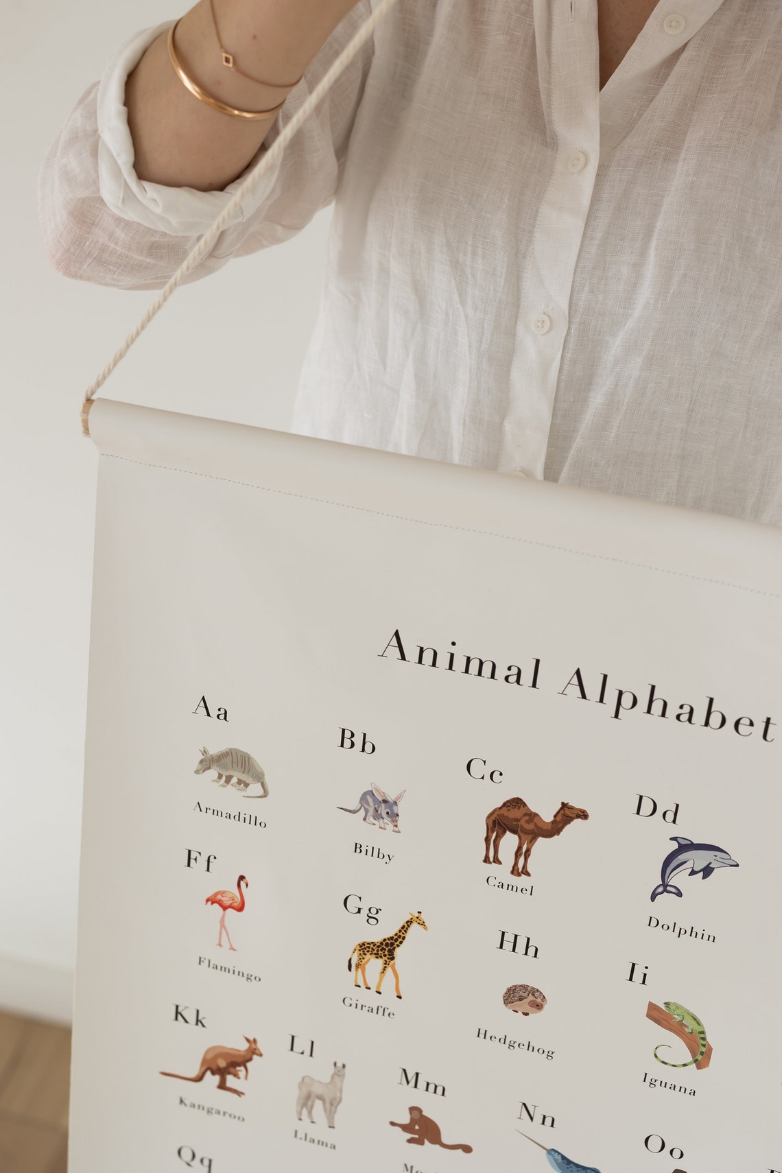 Vegan Leather Poster for Kids Nursery Blooms Flower or Animal - Etsy