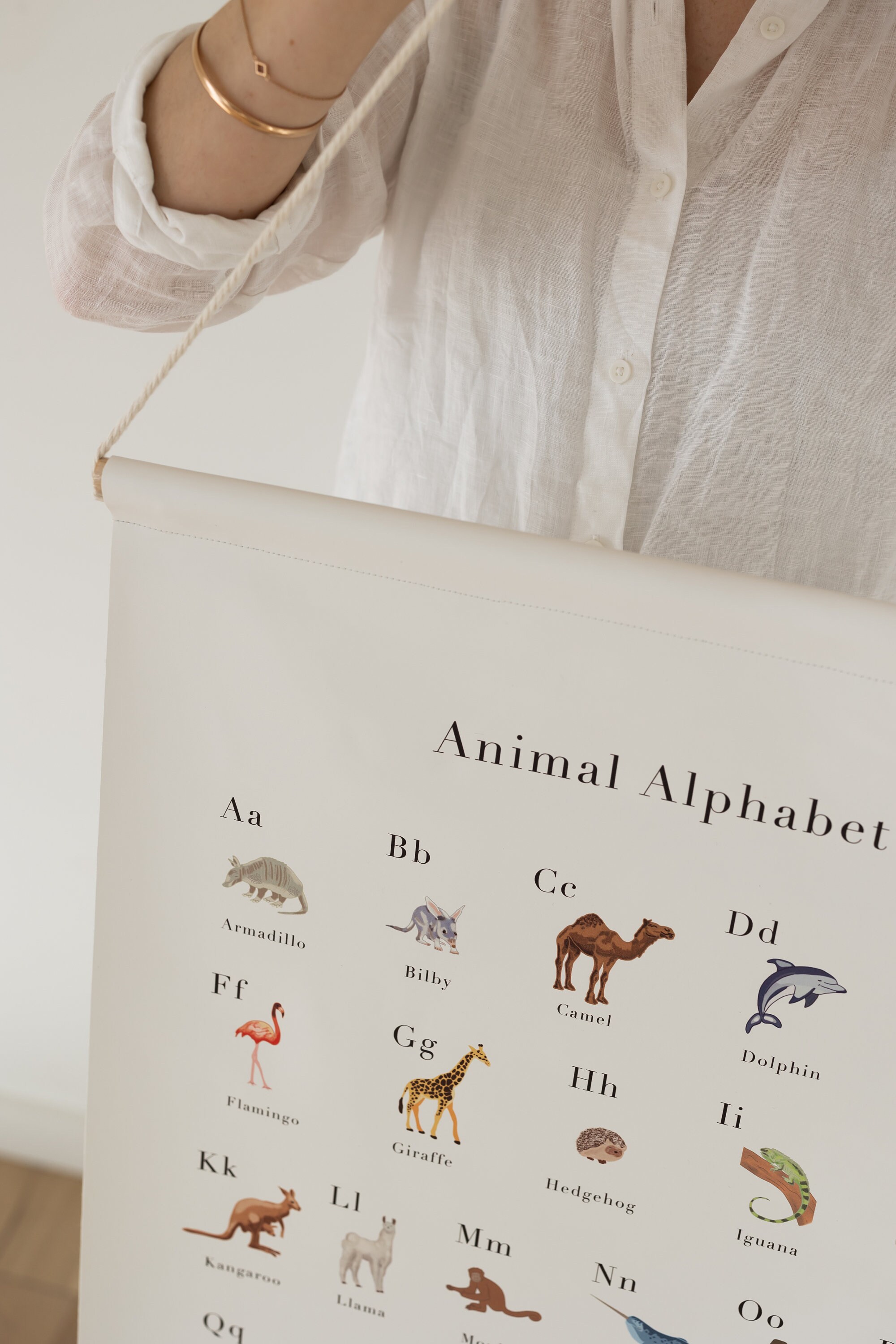 Vegan Leather Poster for Kids Nursery Blooms Flower or Animal - Etsy