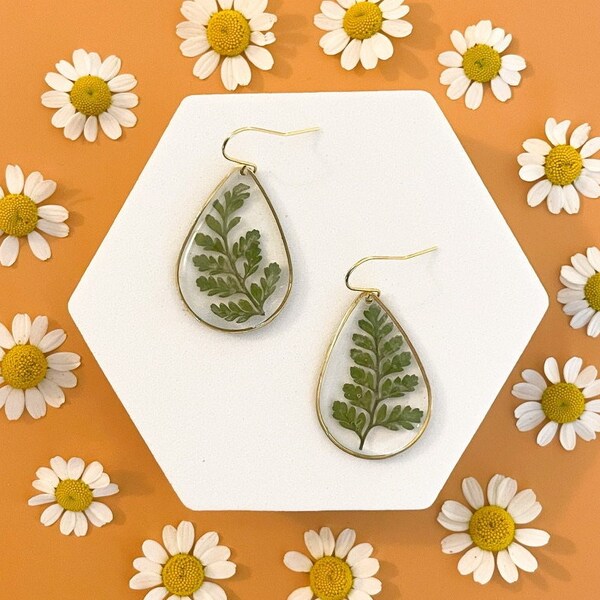 Botanical Earrings - Etsy