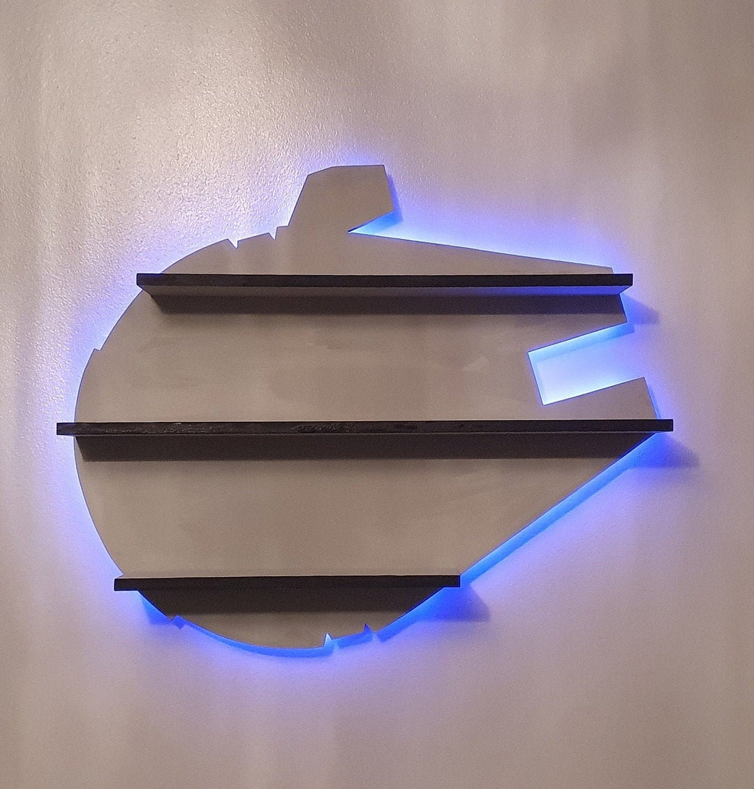 Wooden Millennium Falcon Shelves - Etsy