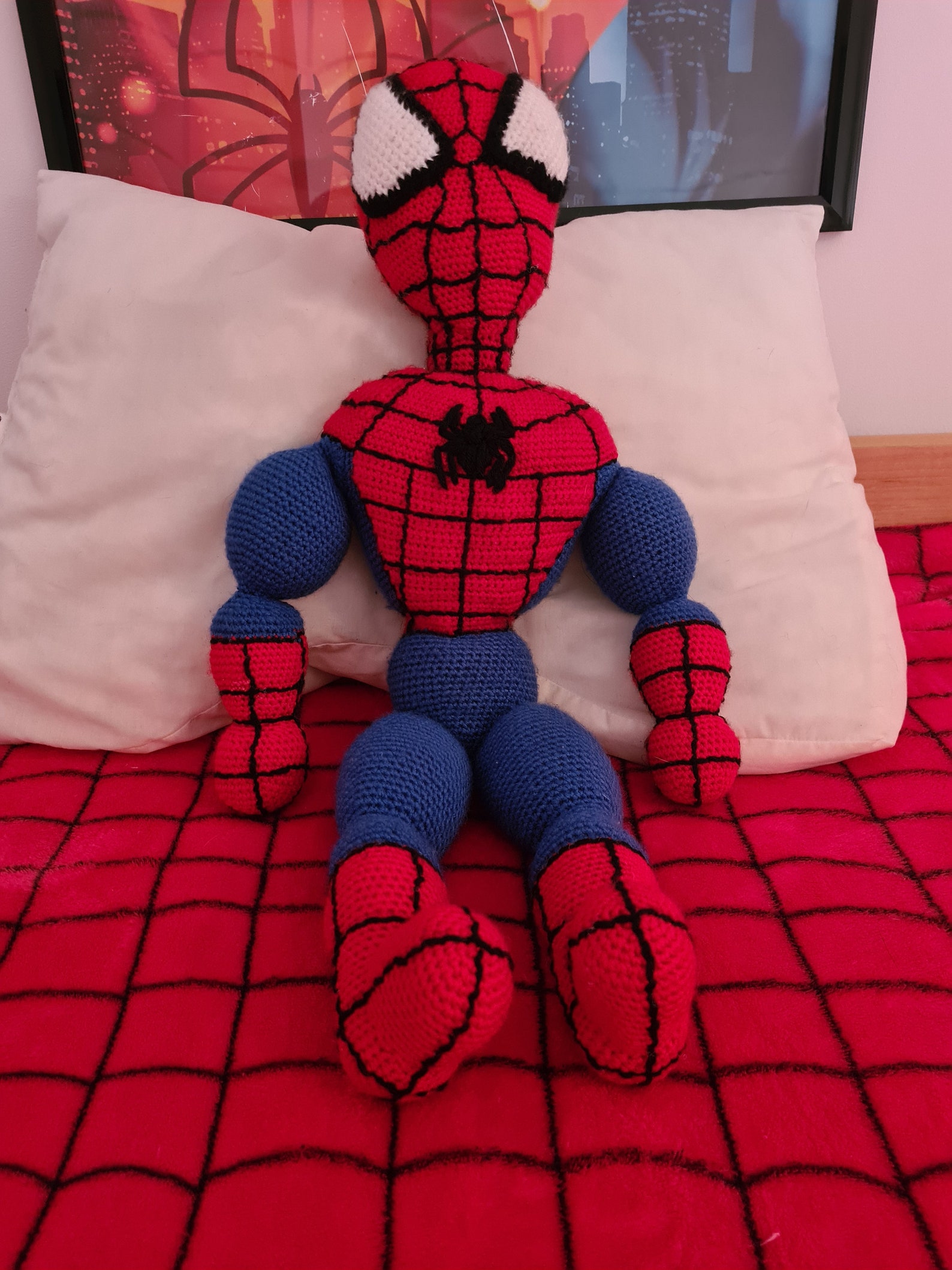 Spider-man Crochet Doll Pattern - Etsy