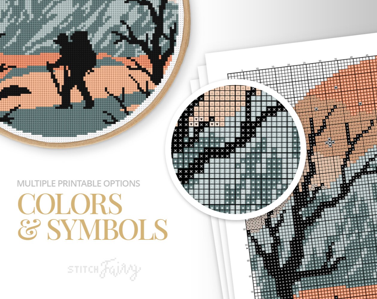Hiker Cross Stitch Pattern Instant Download PDF Counted - Etsy