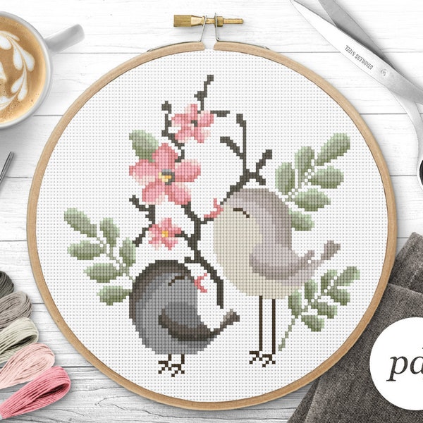 Bird Cross Stitch Pattern - Etsy