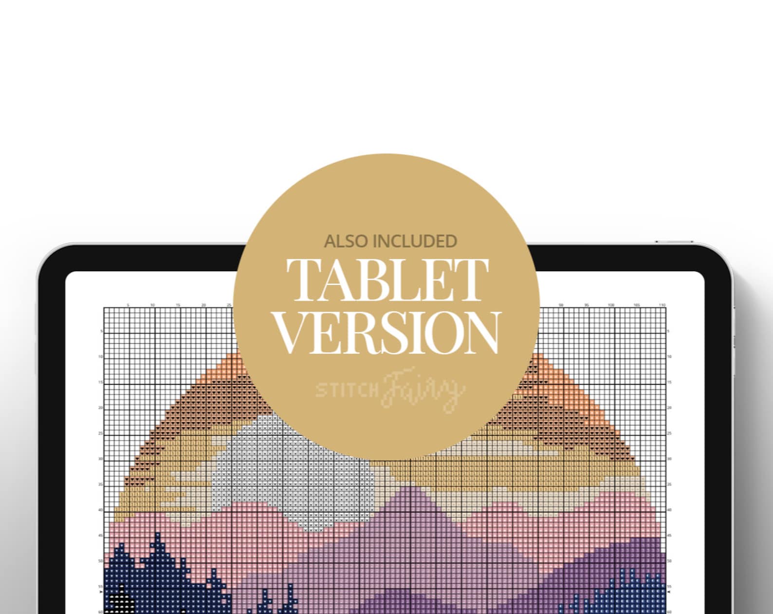 Mountain Sunrise Cross Stitch Pattern Sunset Pattern - Etsy