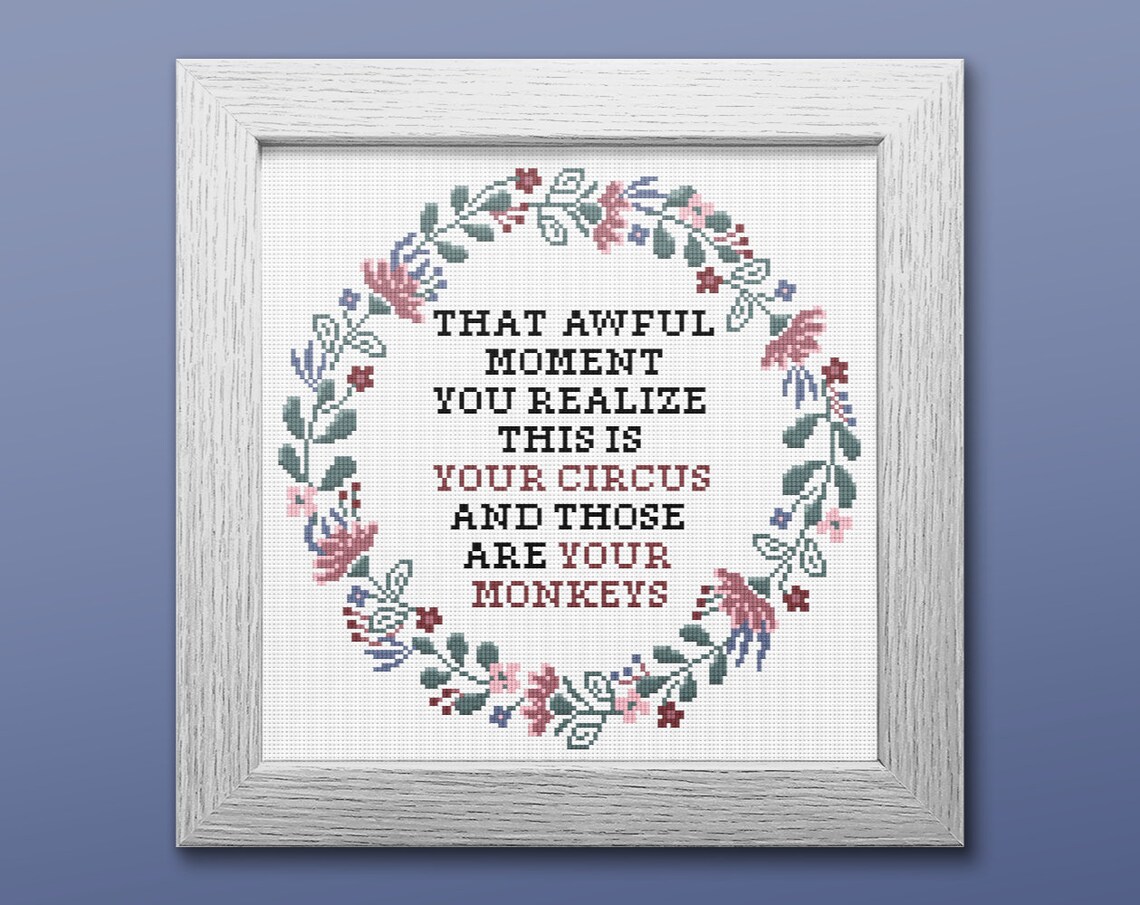 This is Your Circus Cross Stitch Pattern Instant Download - Etsy