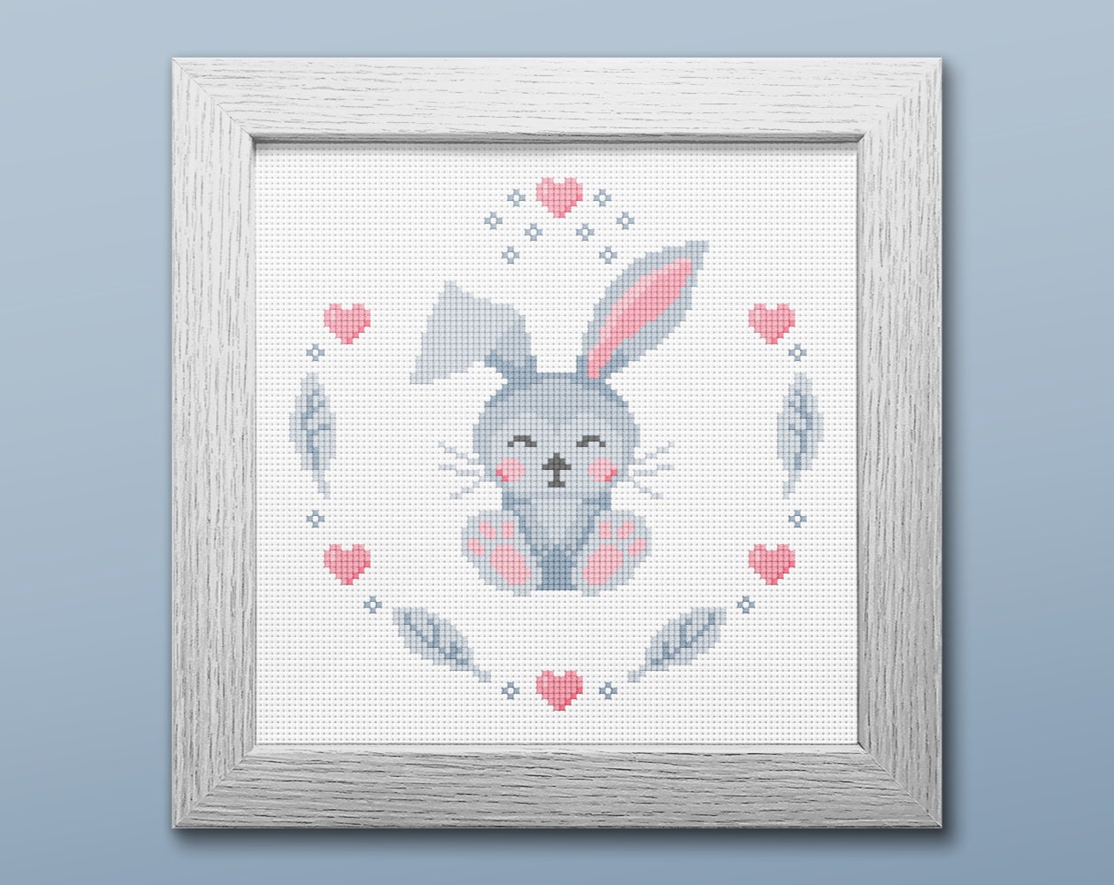 Little Bunny Cross Stitch Pattern Instant Download PDF | Etsy
