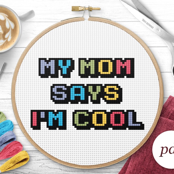 Cool Cross Stitch - Etsy