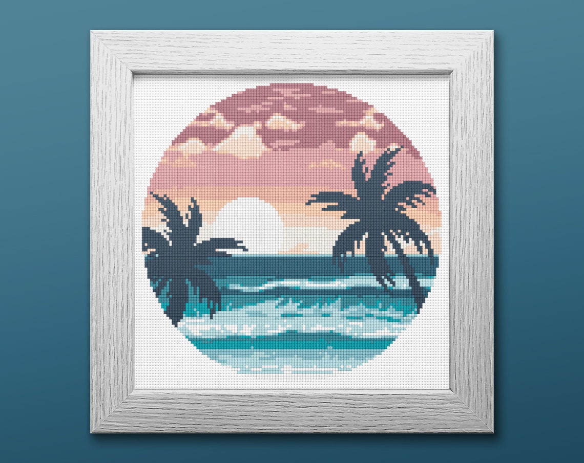 Ocean Cross Stitch Pattern Instant Download PDF Counted - Etsy