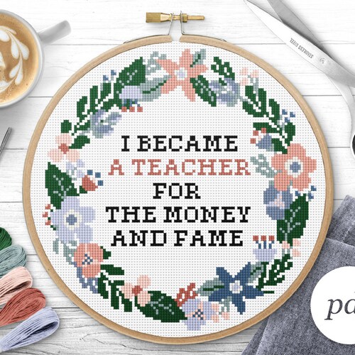 Math Sampler Cross Stitch Pattern PDF Instant Download - Etsy