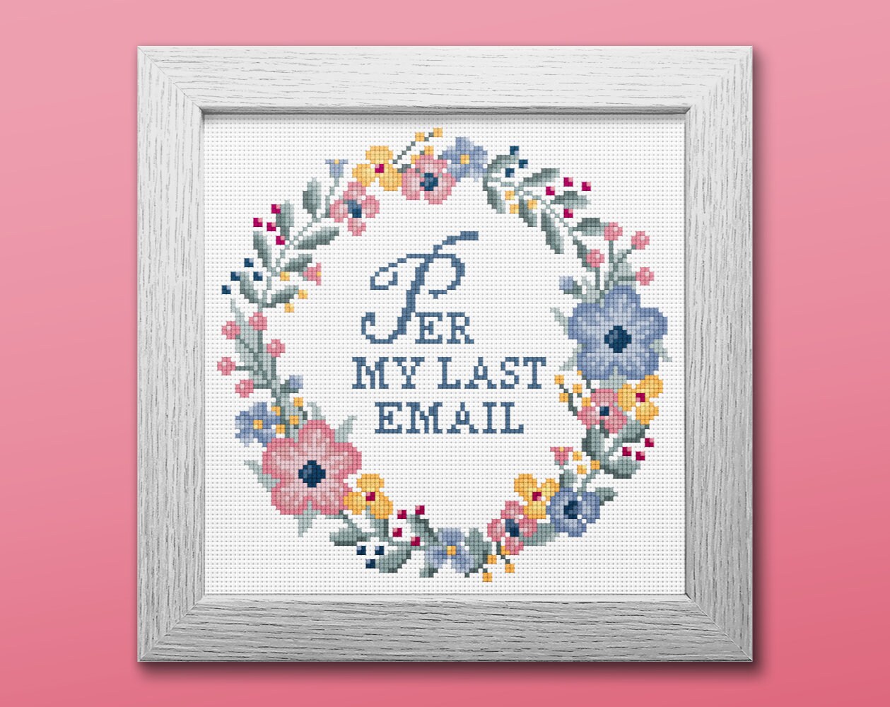 Per My Last Email Cross Stitch Pattern Instant Download PDF - Etsy
