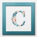 Letter C Monogram Cross Stitch Pattern, Instant Download PDF, Counted ...
