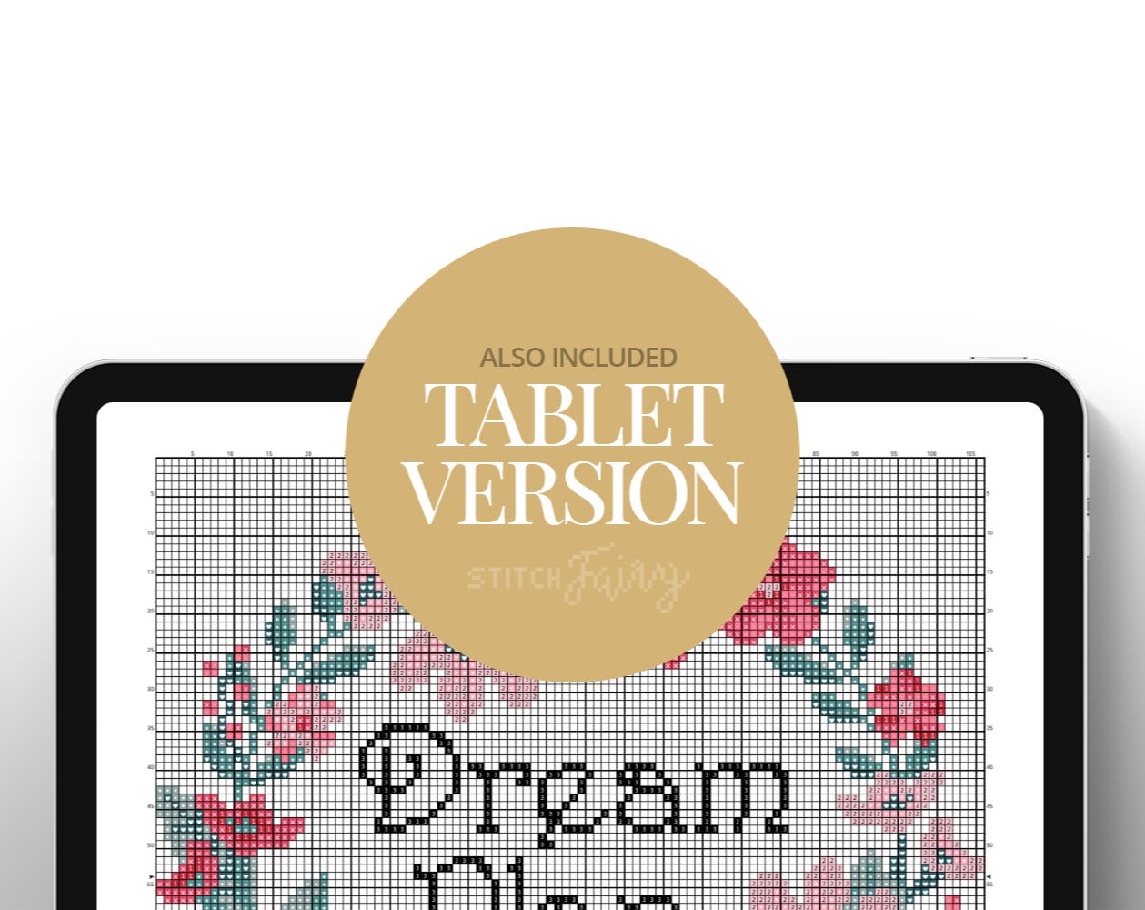 Dream Plan Do Cross Stitch Pattern Instant Download PDF - Etsy