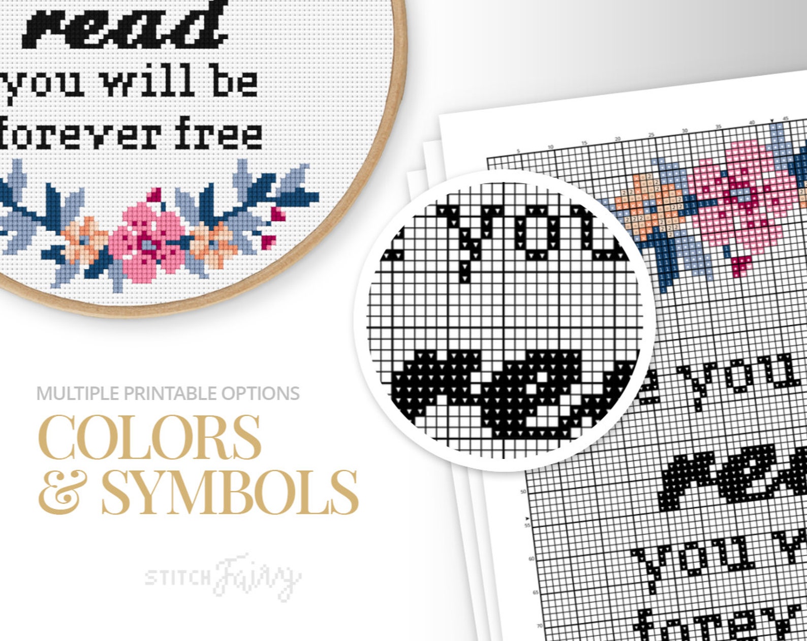 Once You Learn to Read Cross Stitch Pattern, Instant Download PDF ...