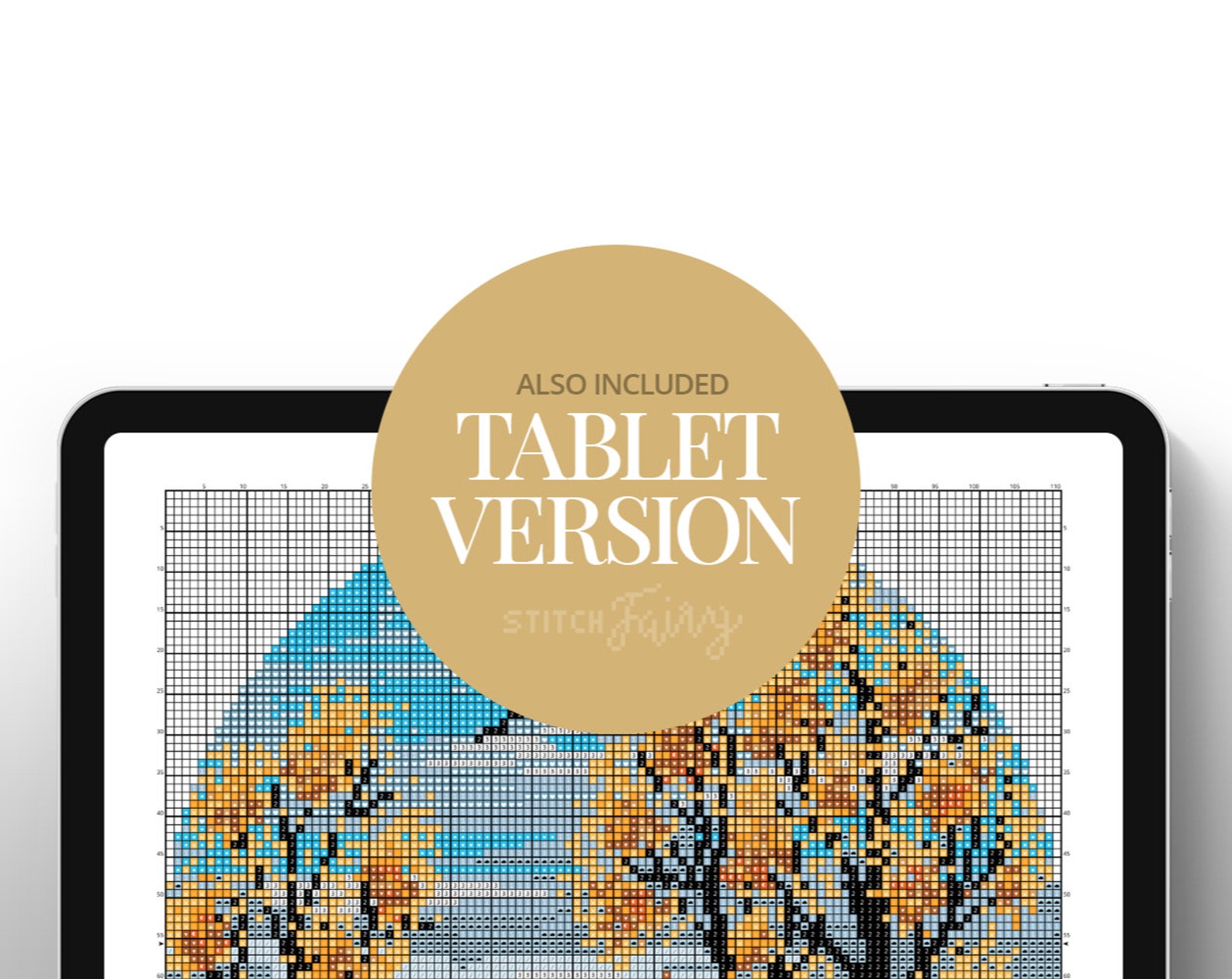 Autumn Trees Cross Stitch Pattern, Instant Download PDF, Counted Cross ...