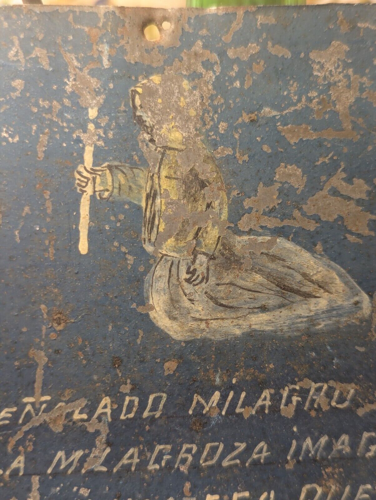 Early Christo of Villaseca Retablo Oil on Tin Guanajuato 1944 Signed - Etsy