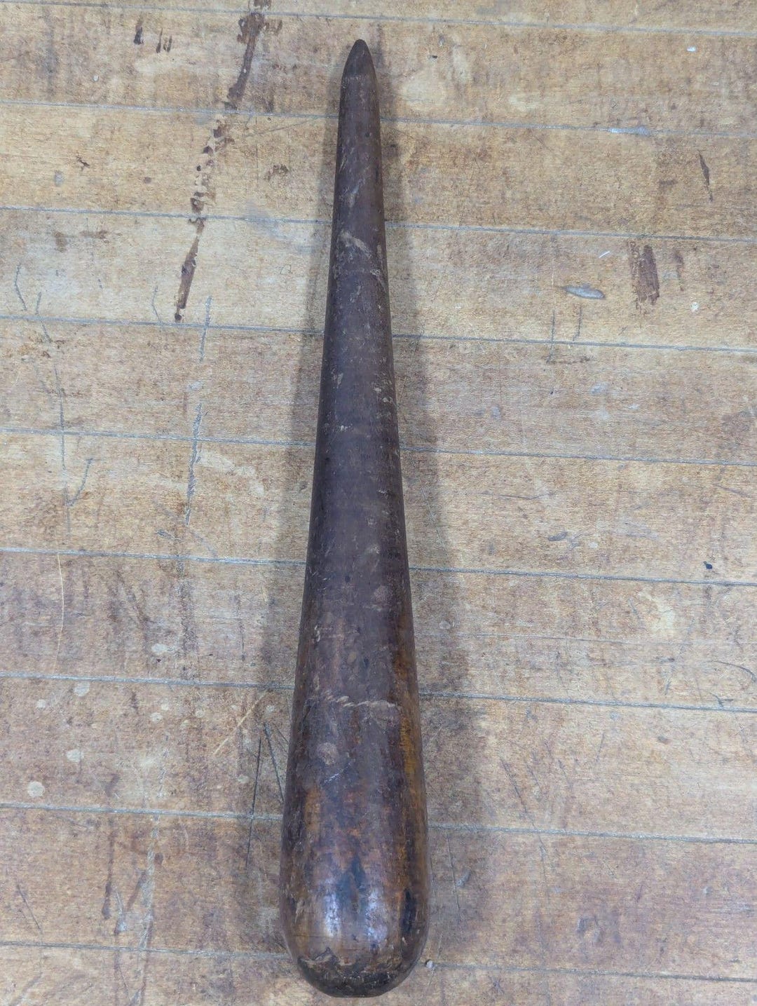 1920s Antique Sailors Wooden Ropework Marlin Spike Fid Rigging Rope ...