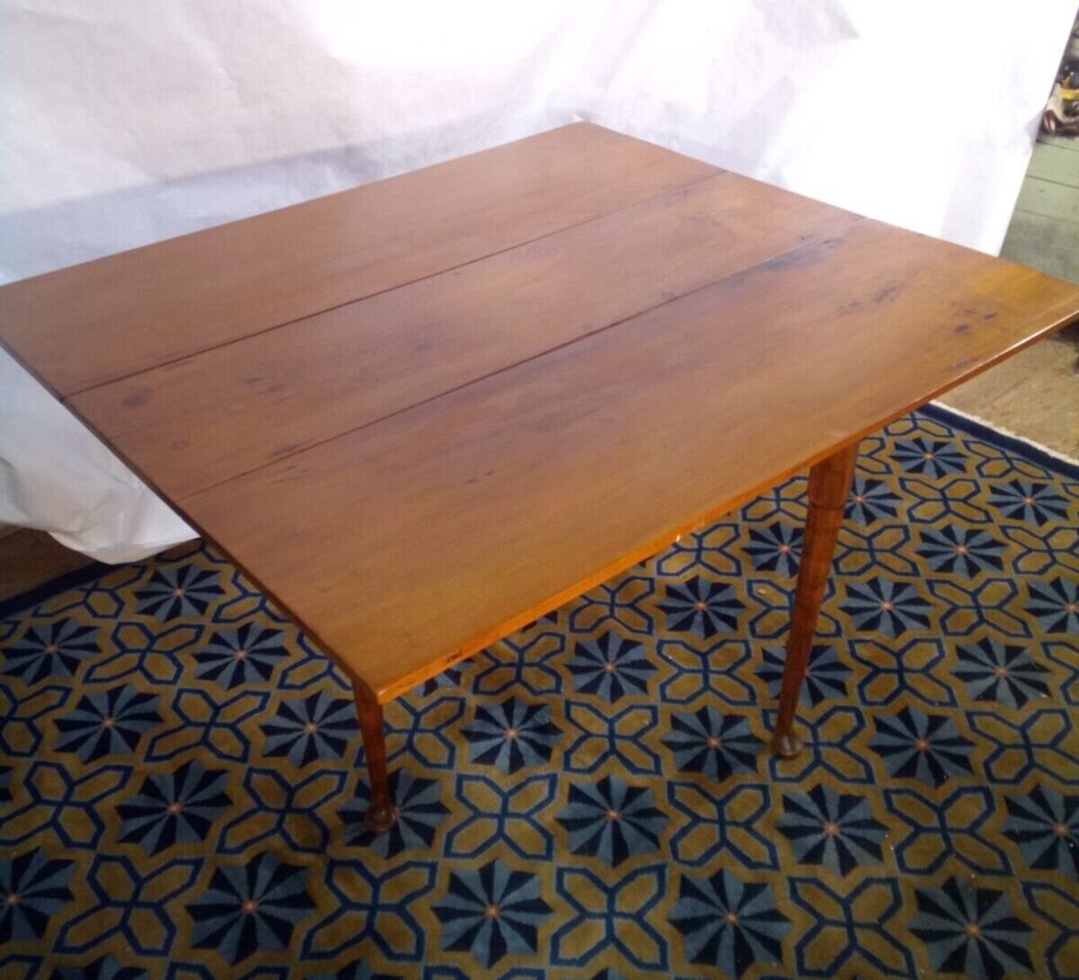 1790 New England Queen Ann Maple Drop Leaf Table - Etsy