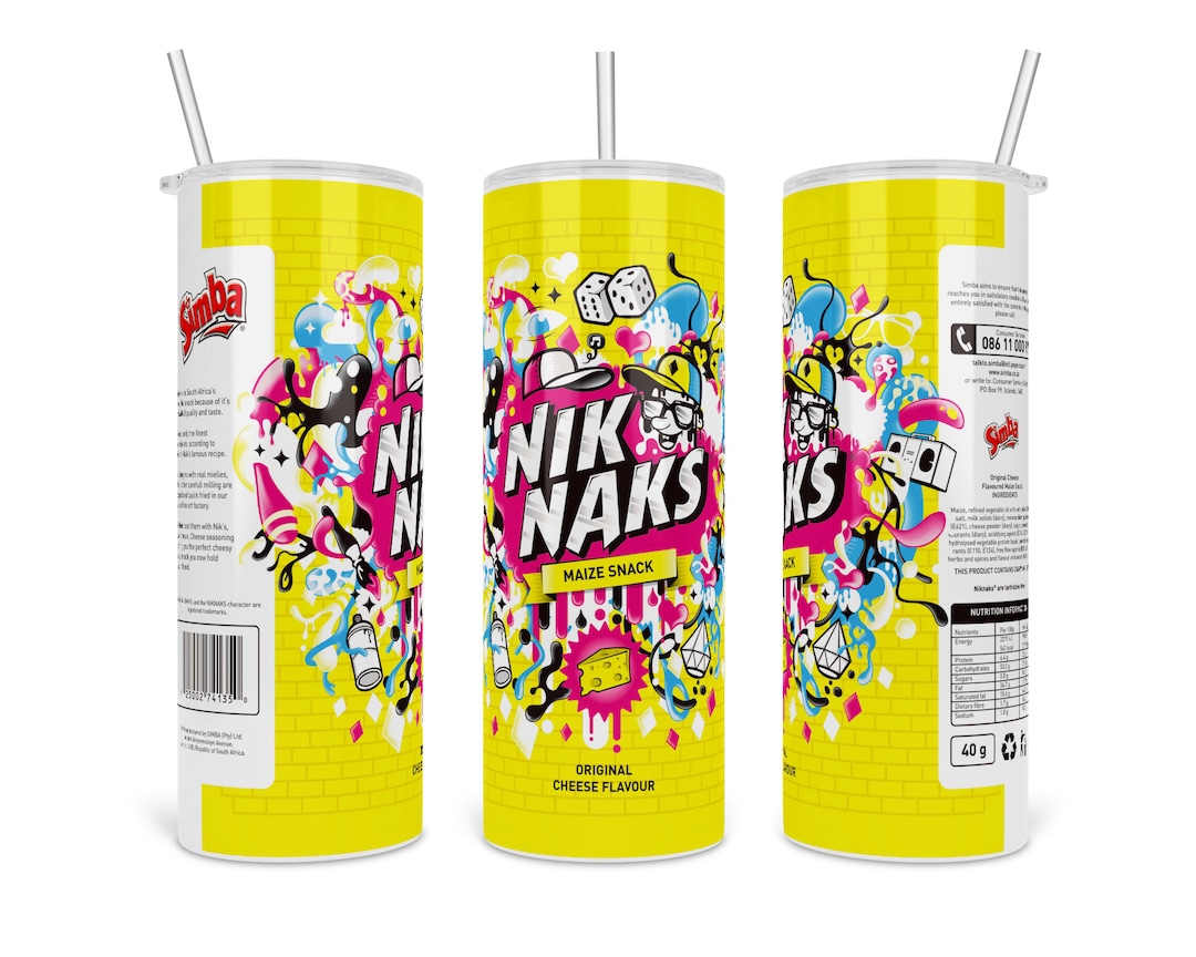 Nik Naks Tumbler Design - Etsy